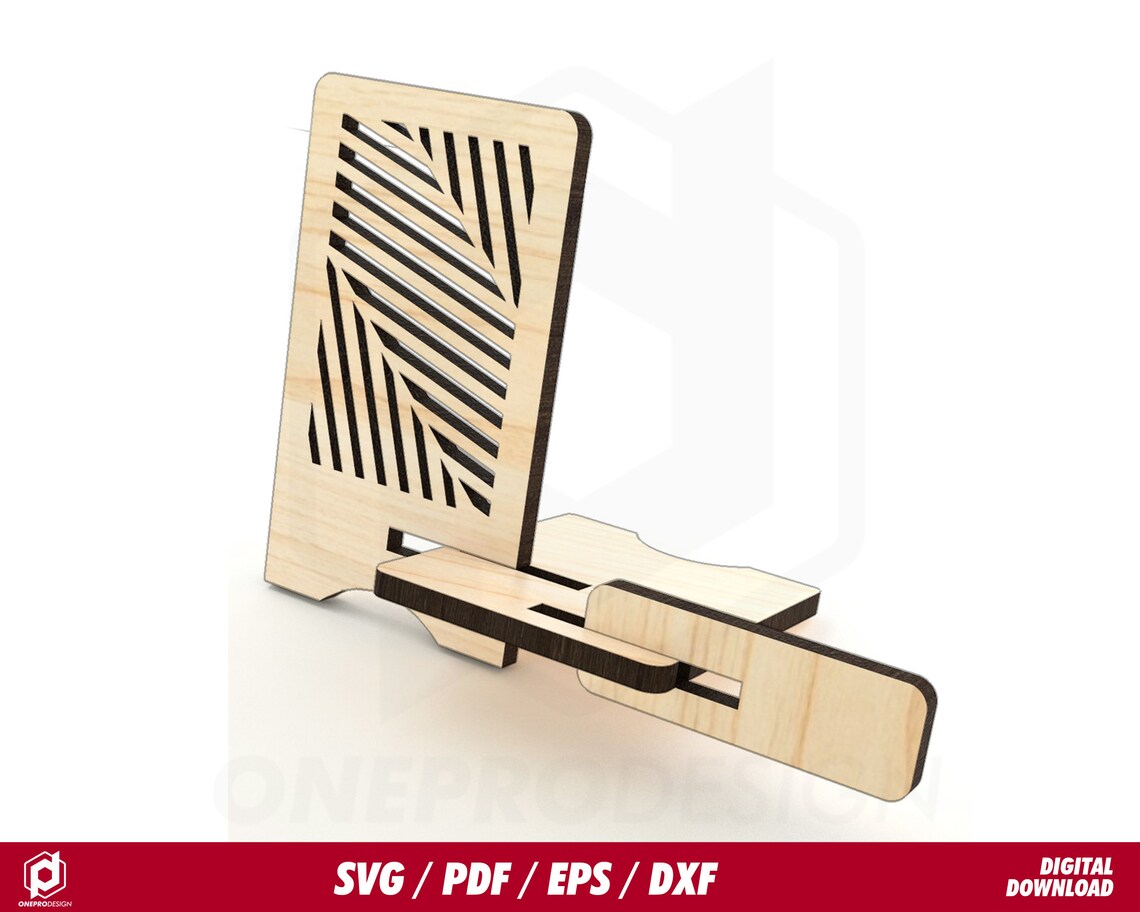 Phone Stand 5 Different Line Design for 1/8 and - Etsy