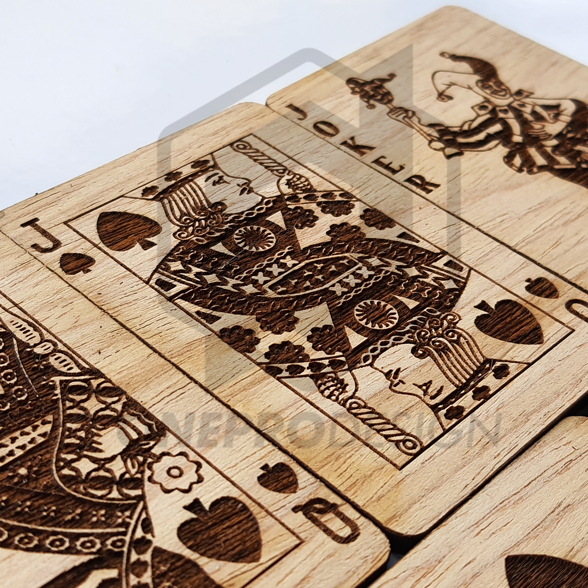 Card Games/poker Card - Svg / Pdf / Eps / Dxf Laser Cut File - Instant ...