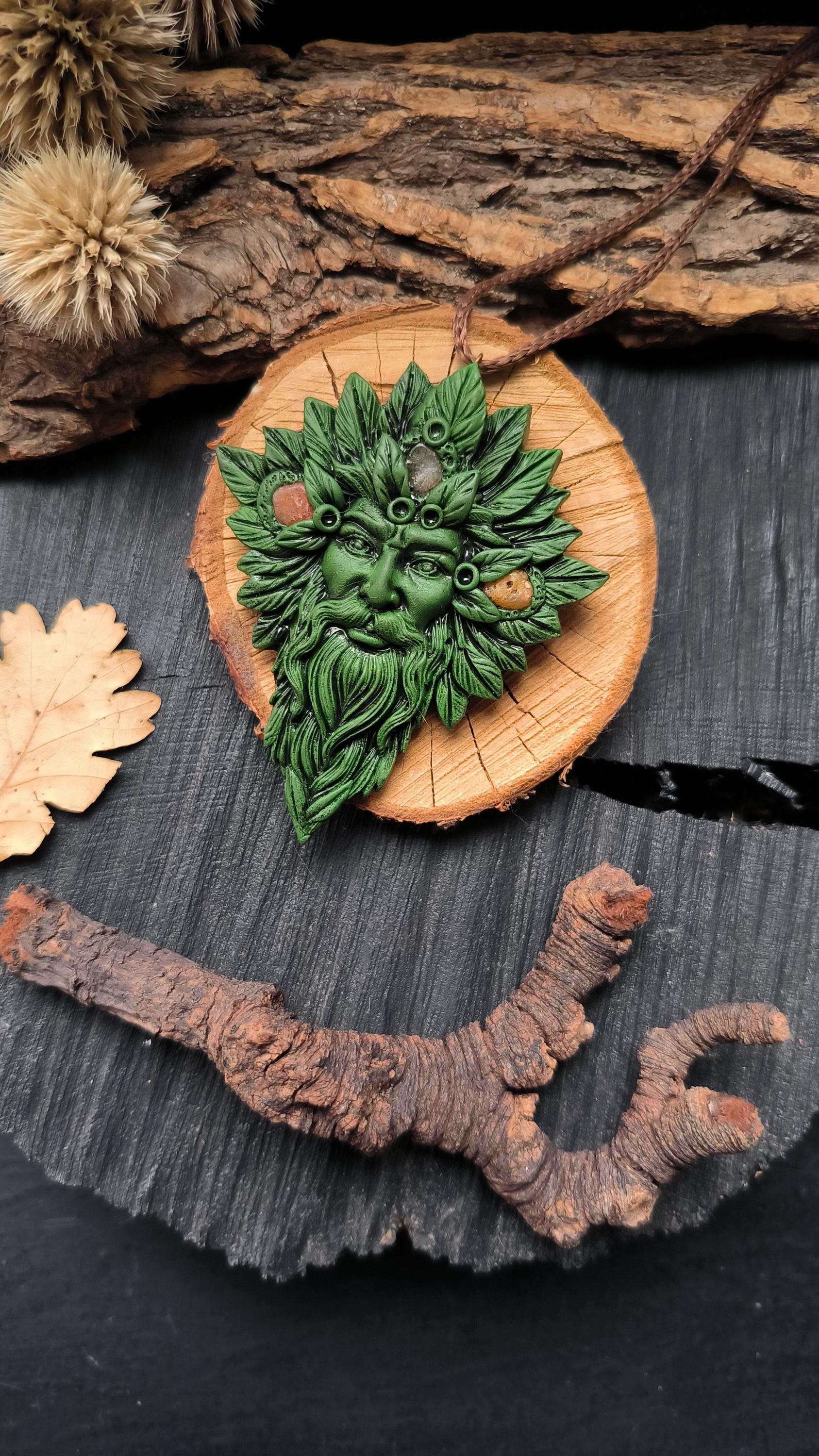 Forest Witch Jewelry, Guardian of the Forest Pendant - Etsy