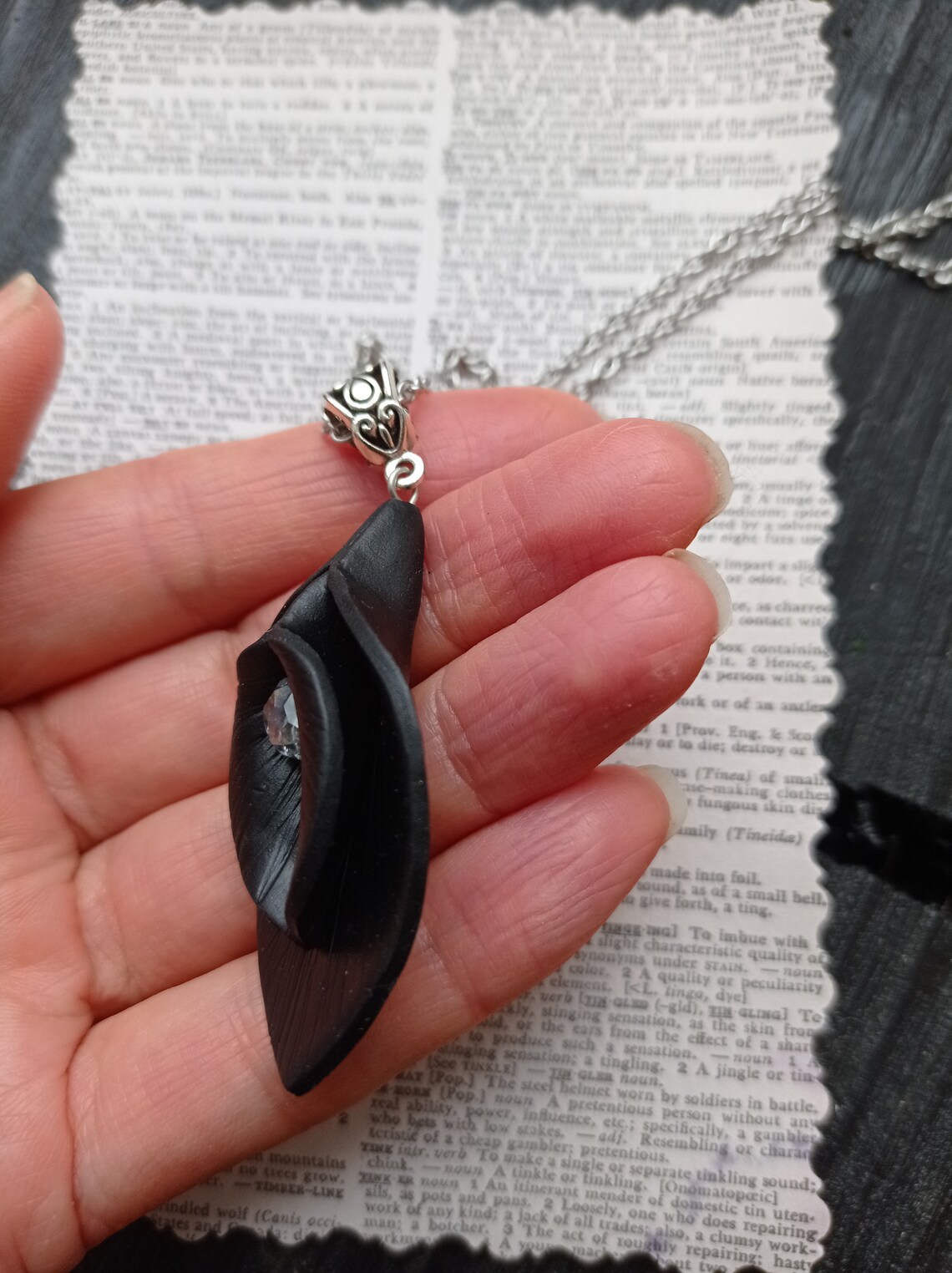 Black yoni pendant labia jewelry vulva necklace Vagina art | Etsy