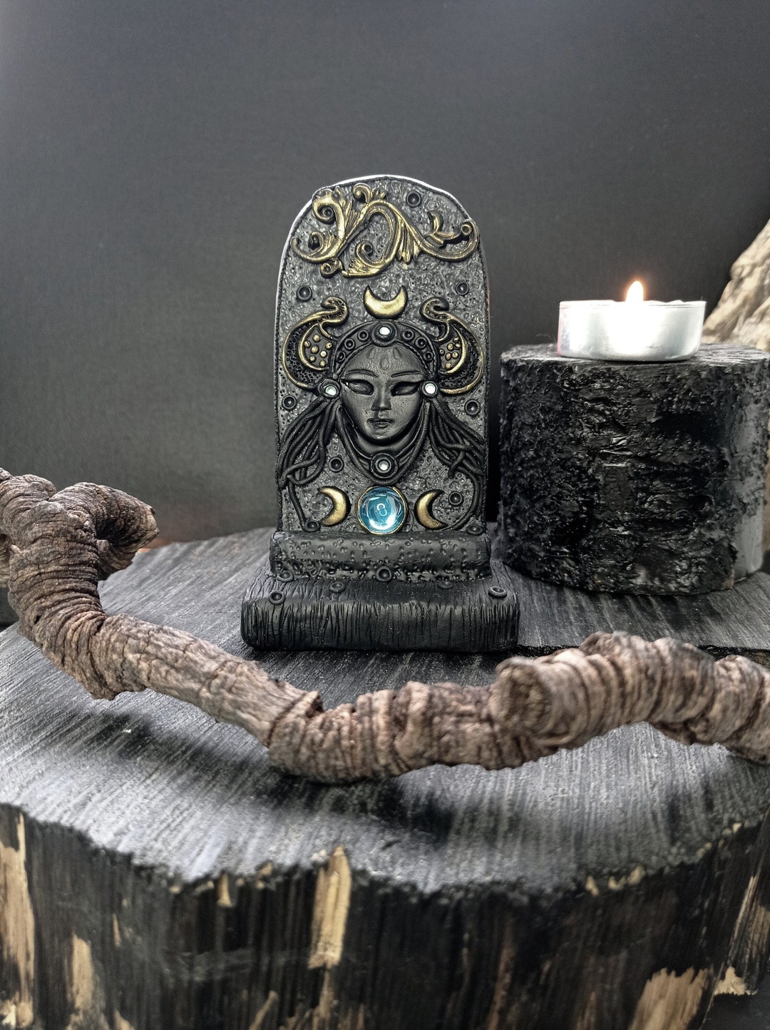 Goddess Statue Altar, Сeltic Goddess, Witch Decor - Etsy