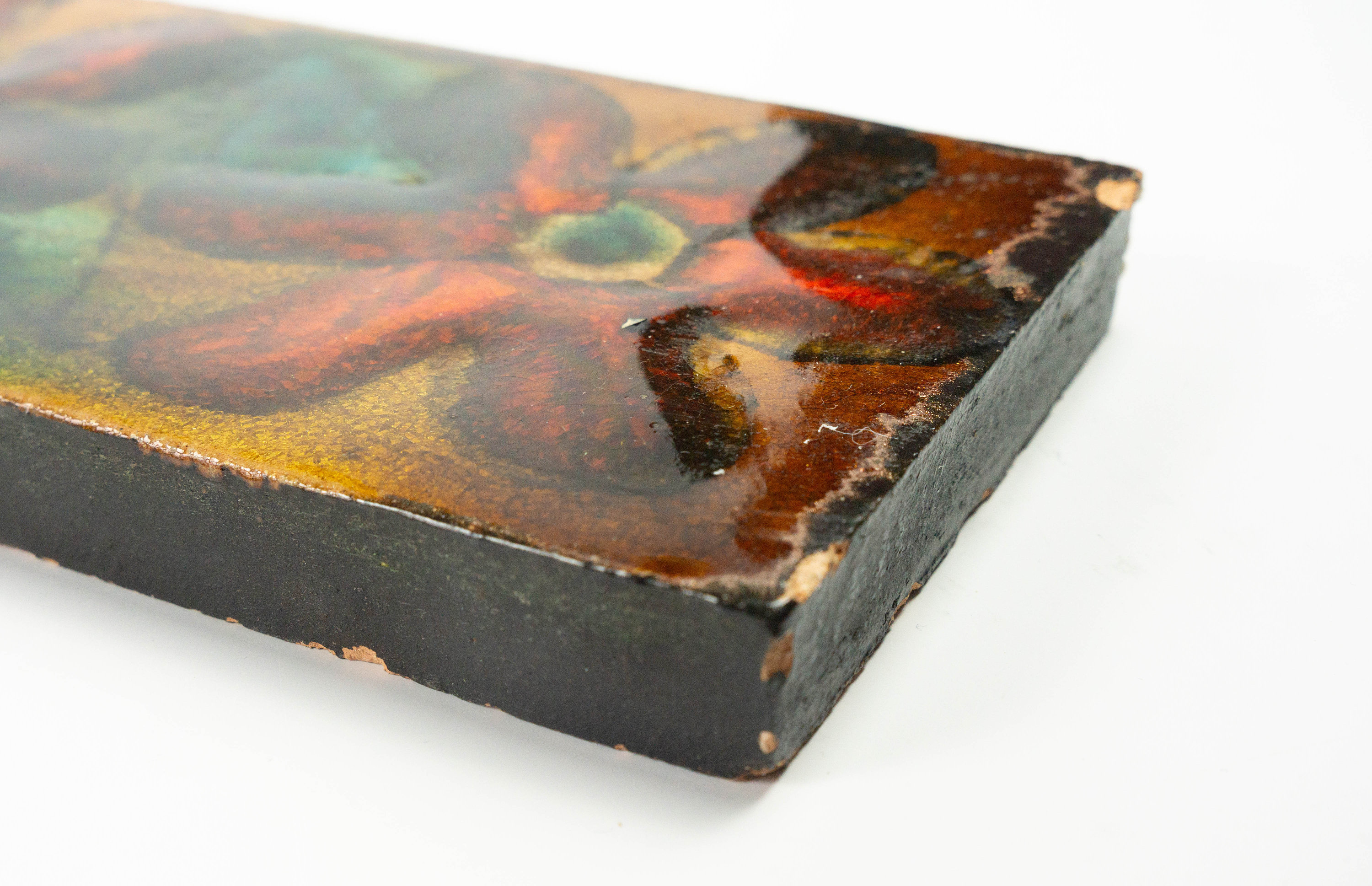 Wall Plaque by Ruscha, Oblong, Vintage, 1960s, With Smooth Surface ...