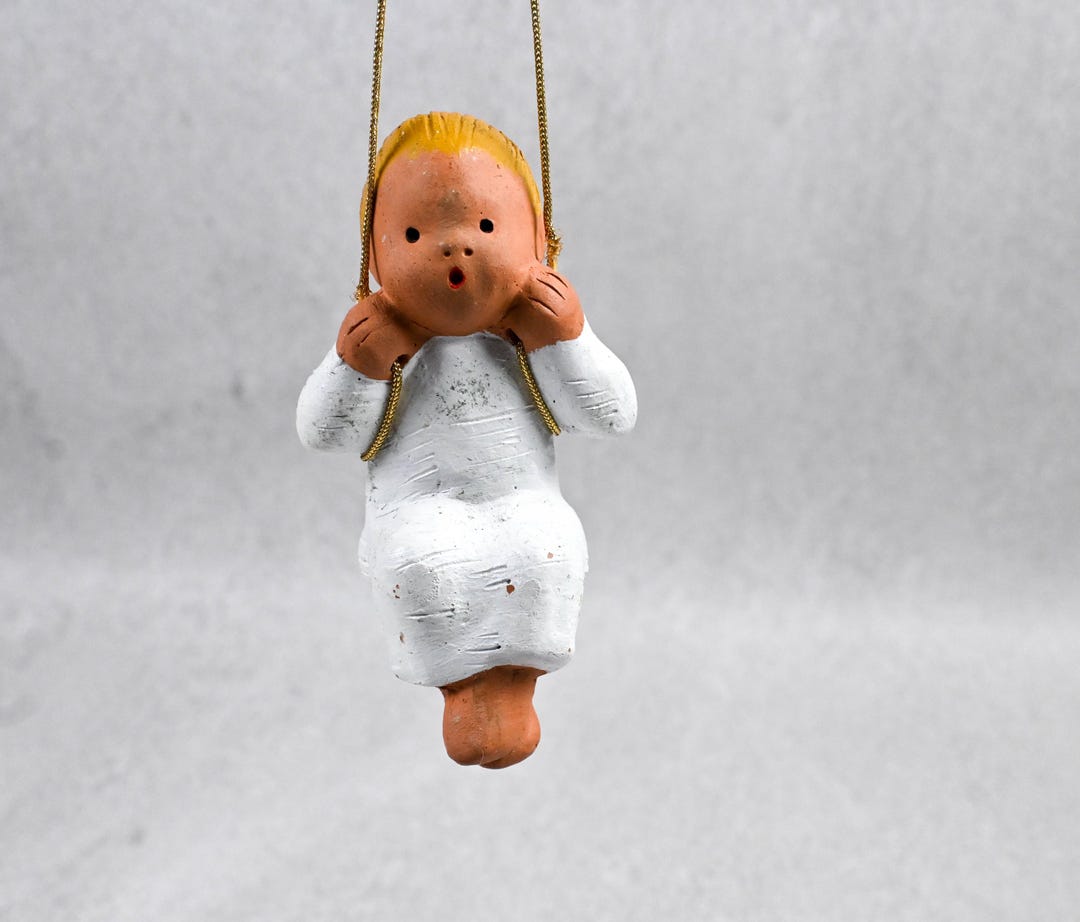 Singer Engel Jullar, Rocking Angel, Antique Figurine, Vintage Collector ...