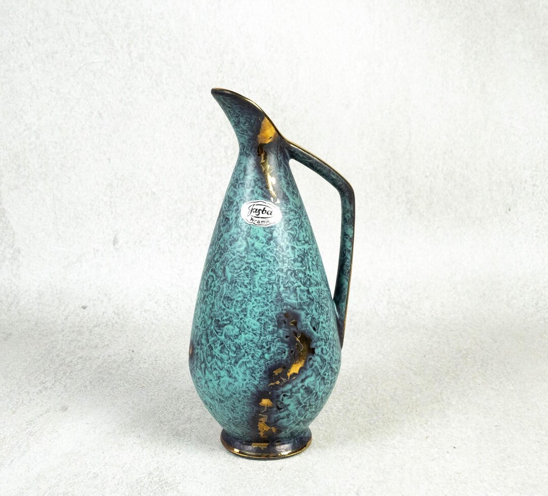 Vase Jasba, Model Jaspatina, Vintage Vase, Mid-century Ceramic Vase ...
