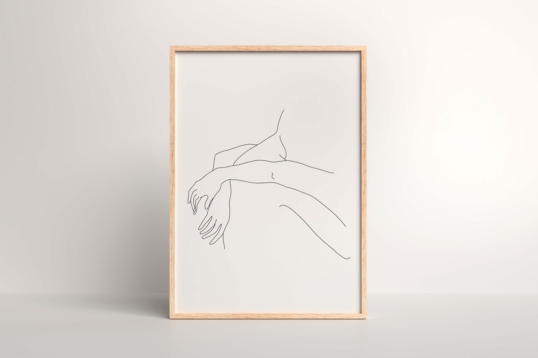 Hug / Hug Print / Line / Drawing / Design / Minimal / Hug / - Etsy