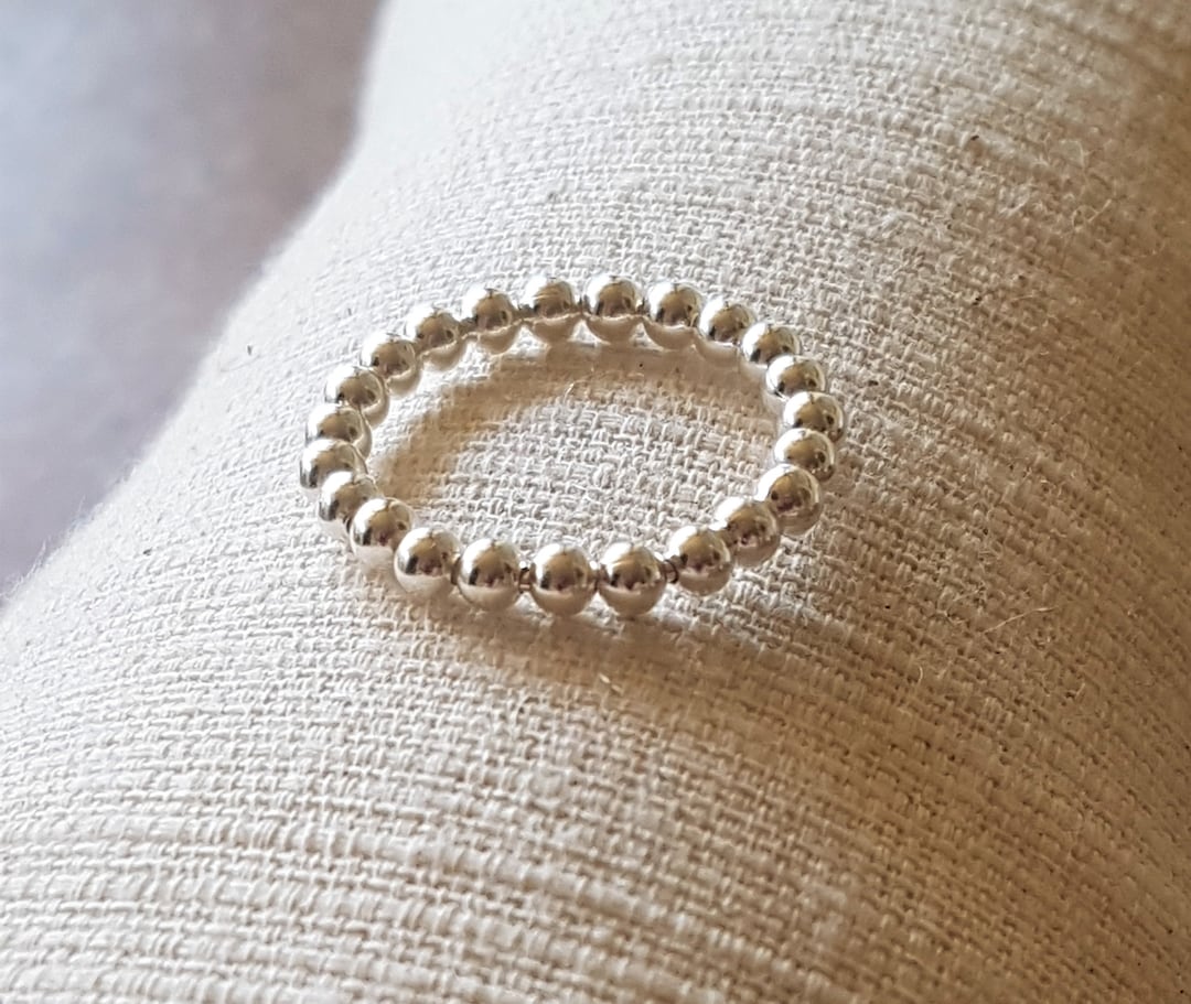 Ball Ring 925 Sterling Silver Stacking Ring Collector Ring Side Ring - Etsy
