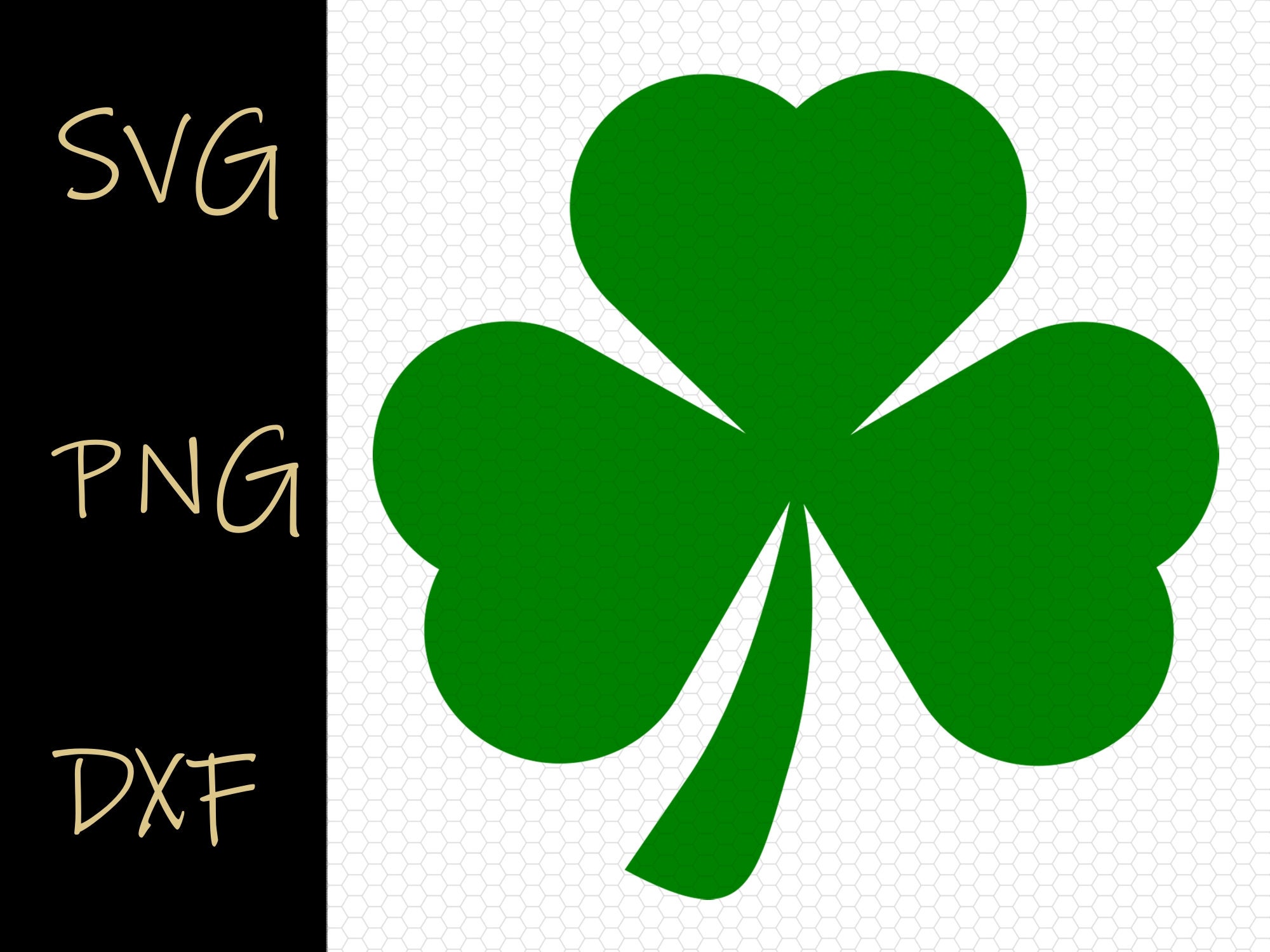 Shamrock SVG for Cricut | St. Patrick's Day DXF, PNG, Clipart Clover ...