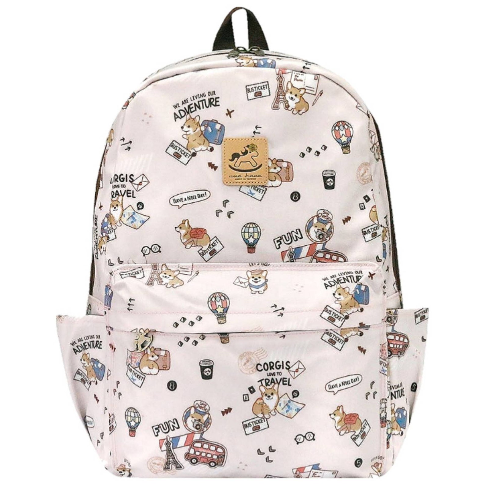 Corgi Puppy Large Backpack Waterproof Zipper Dog Corgi | Etsy