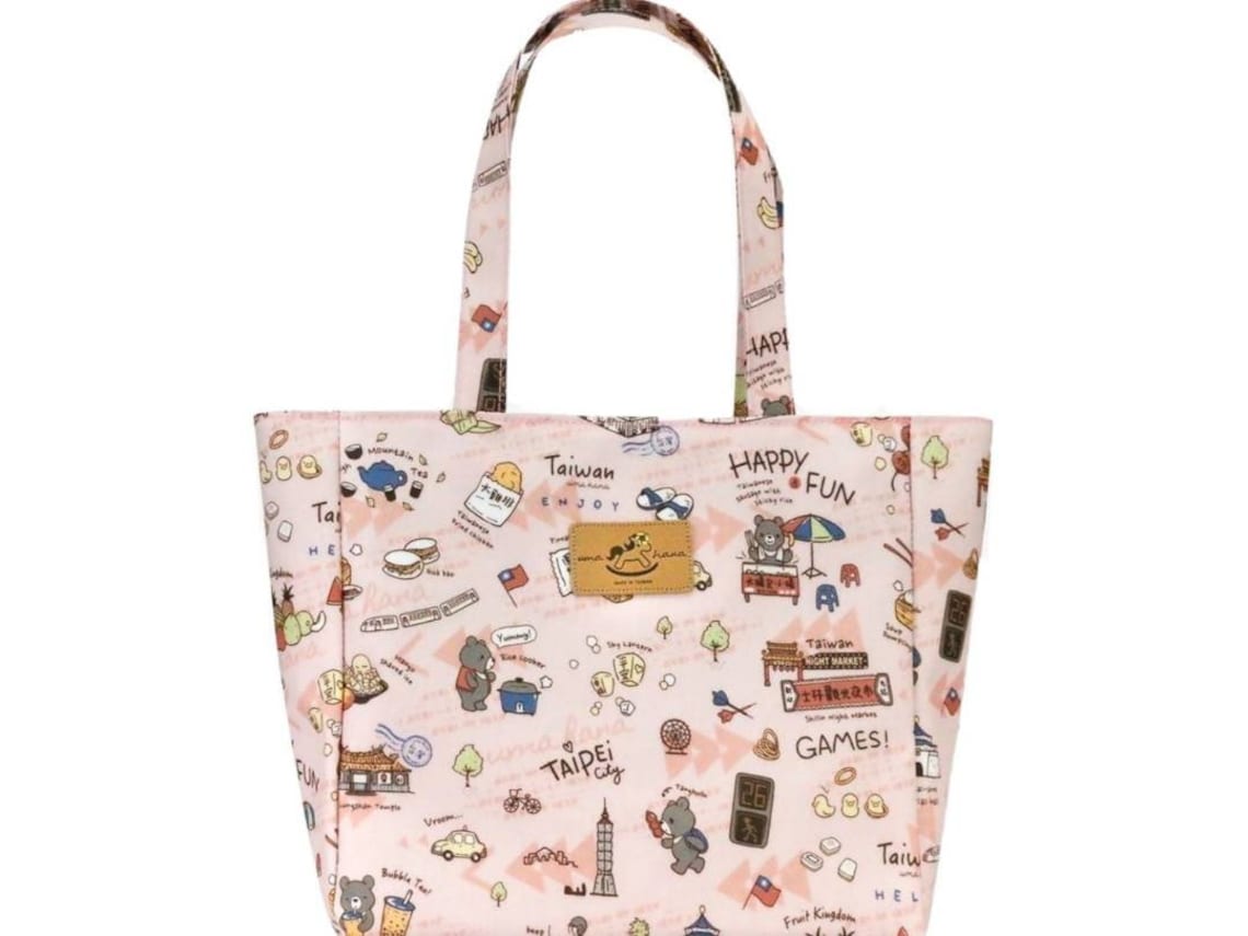 Happy Taiwan Waterproof Medium Tote Handbag Handmade | Etsy