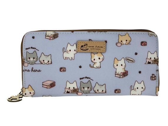 Meow Cat Waterproof Portable Long Wallet Holds 5.5 Inch | Etsy