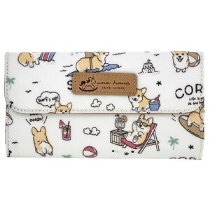 Corgi Puppy, Multifunctional Trifold Long Wallet, Waterproof, Snap ...