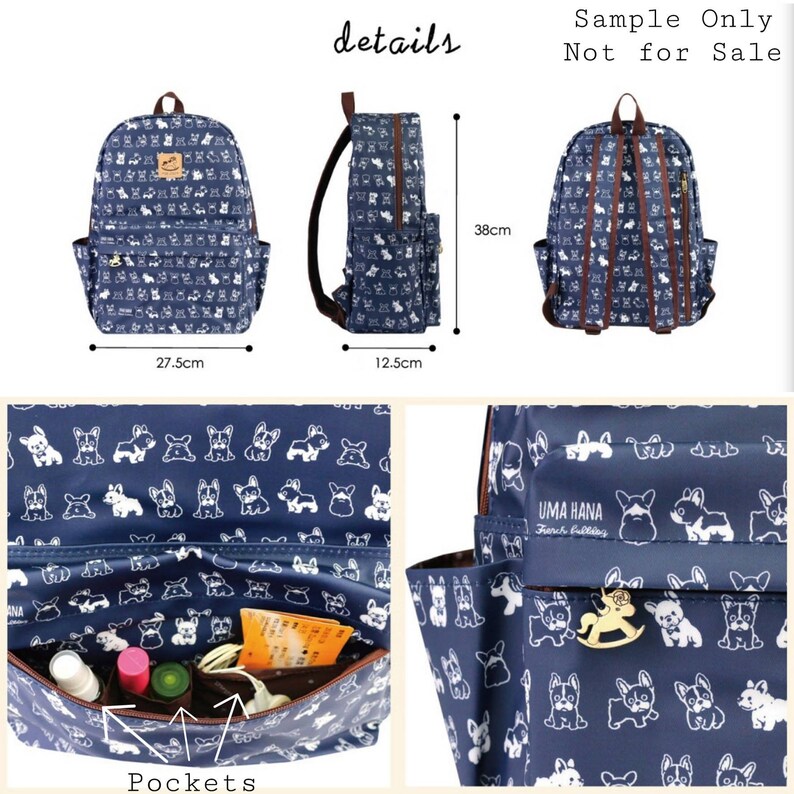 Corgi Puppy Large Backpack Waterproof Zipper Dog Corgi - Etsy