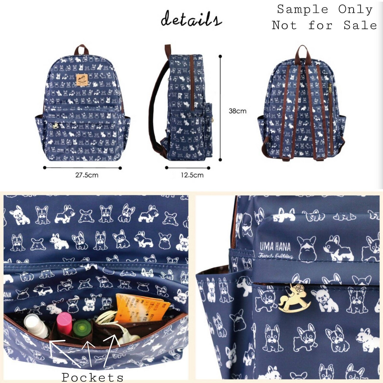 Corgi Puppy Large Backpack Waterproof Zipper Dog Corgi - Etsy