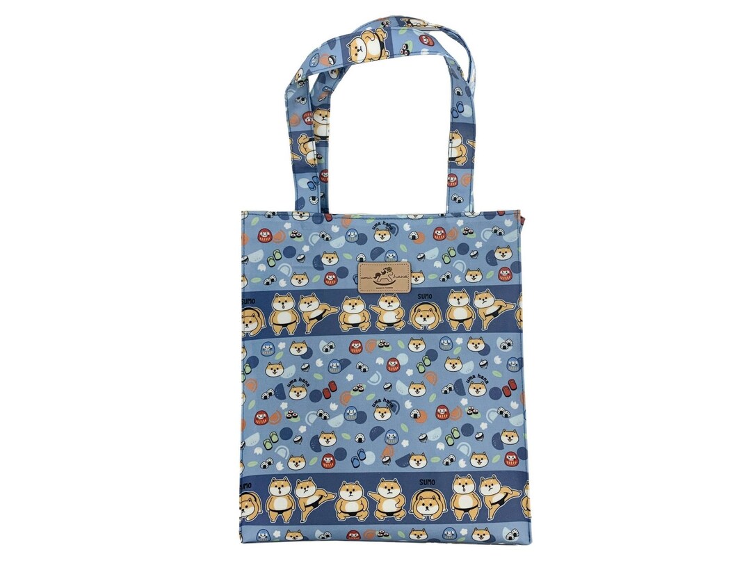 Sumo Shiba Inu Waterproof Large Shoulder Tote Handbag, Cute Gift for ...