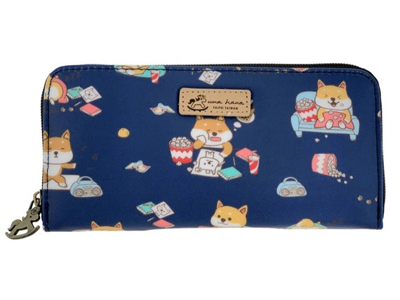 Weekend Shiba Inu Puppy Waterproof Portable Long Wallet Holds - Etsy