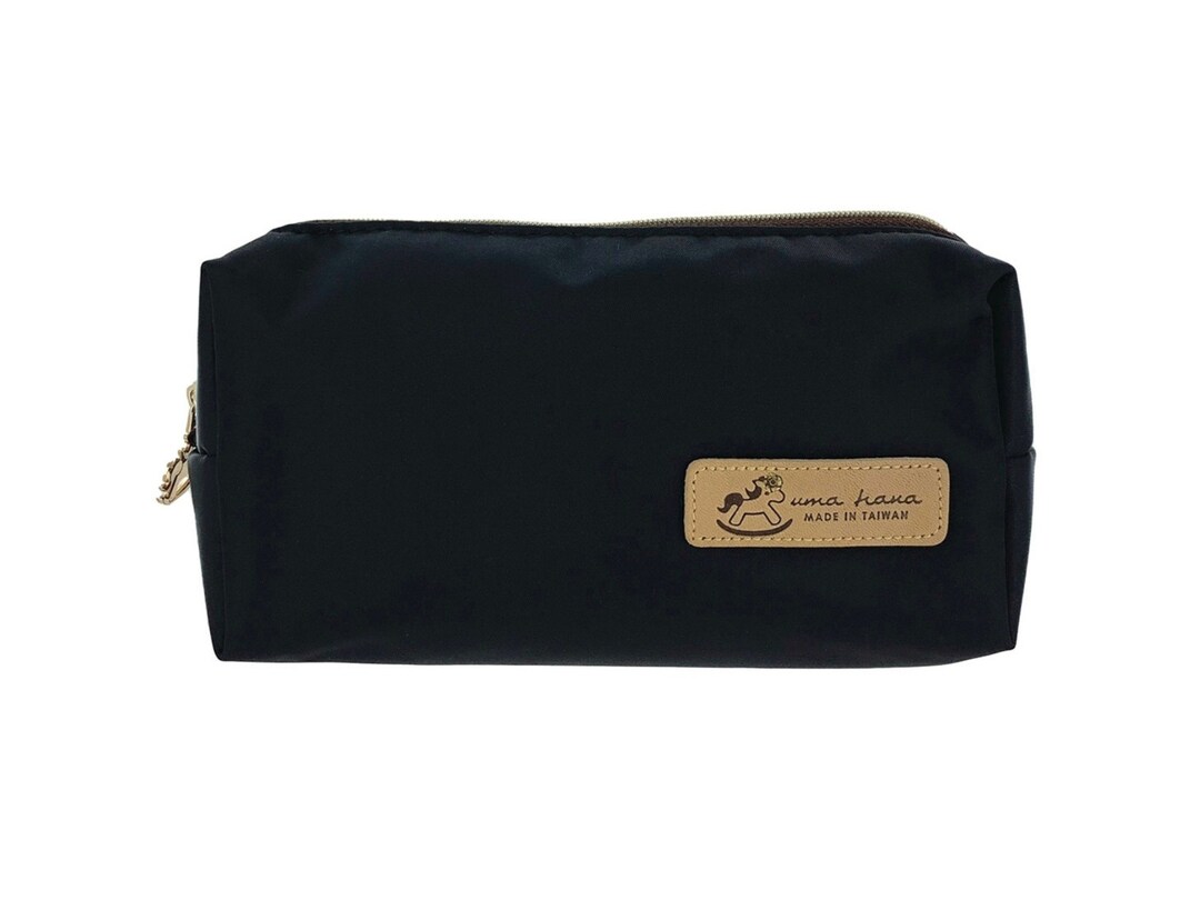 Black Waterproof Rectangle Makeup Cosmetic Bag, Cute Gift for Women ...