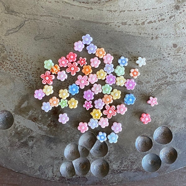 Acrylic Flower Beads - Etsy