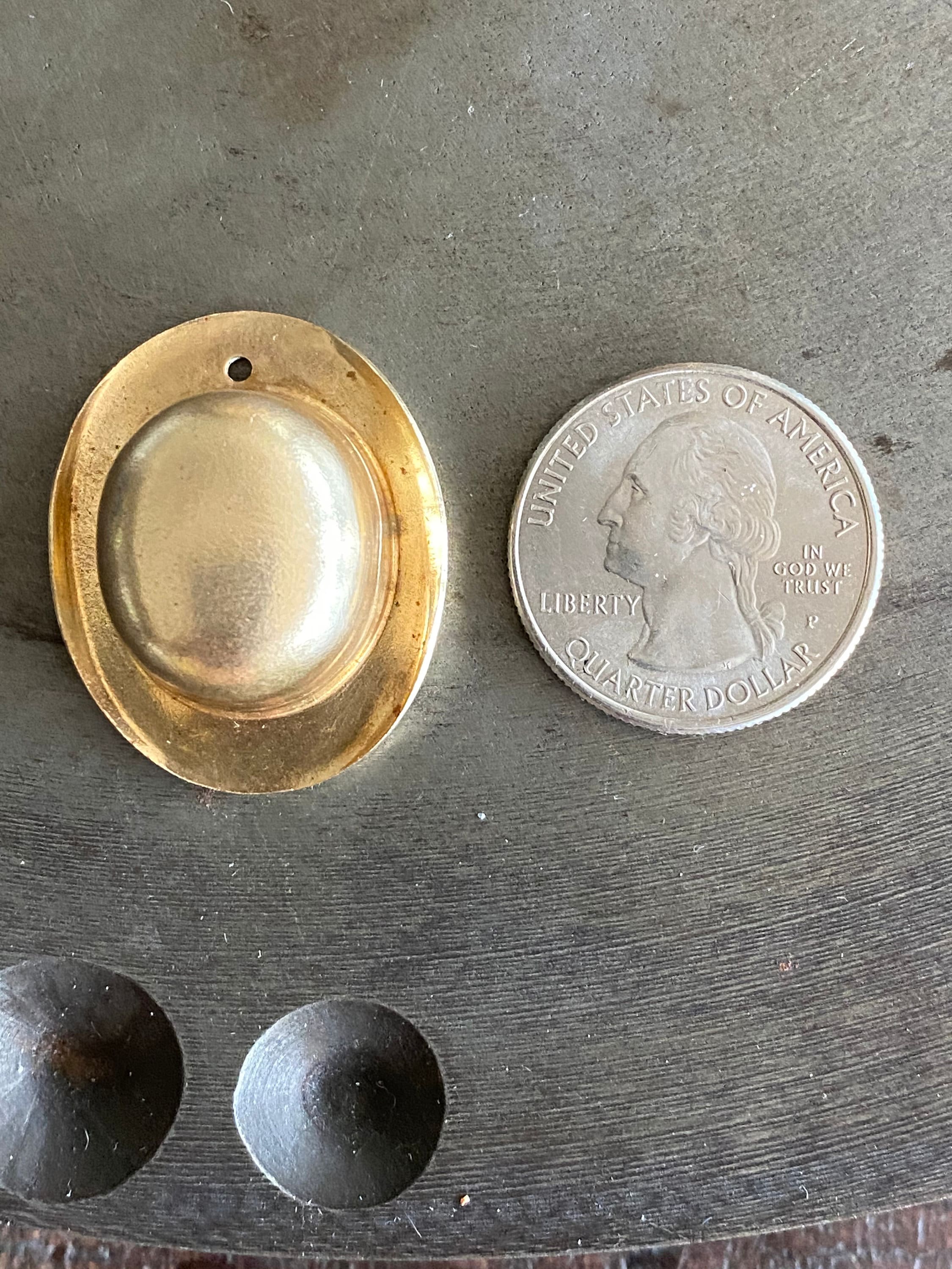 1pc Vintage Miniature Brass Hat Small Brass Bowler Hat | Etsy