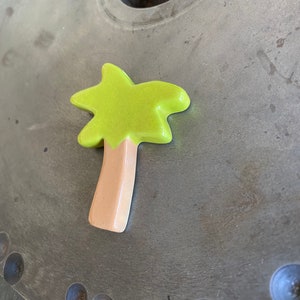 Palm Tree Ceramic Pendant/charm, Ceramic Palm Tree, Palm Tree Pendants ...