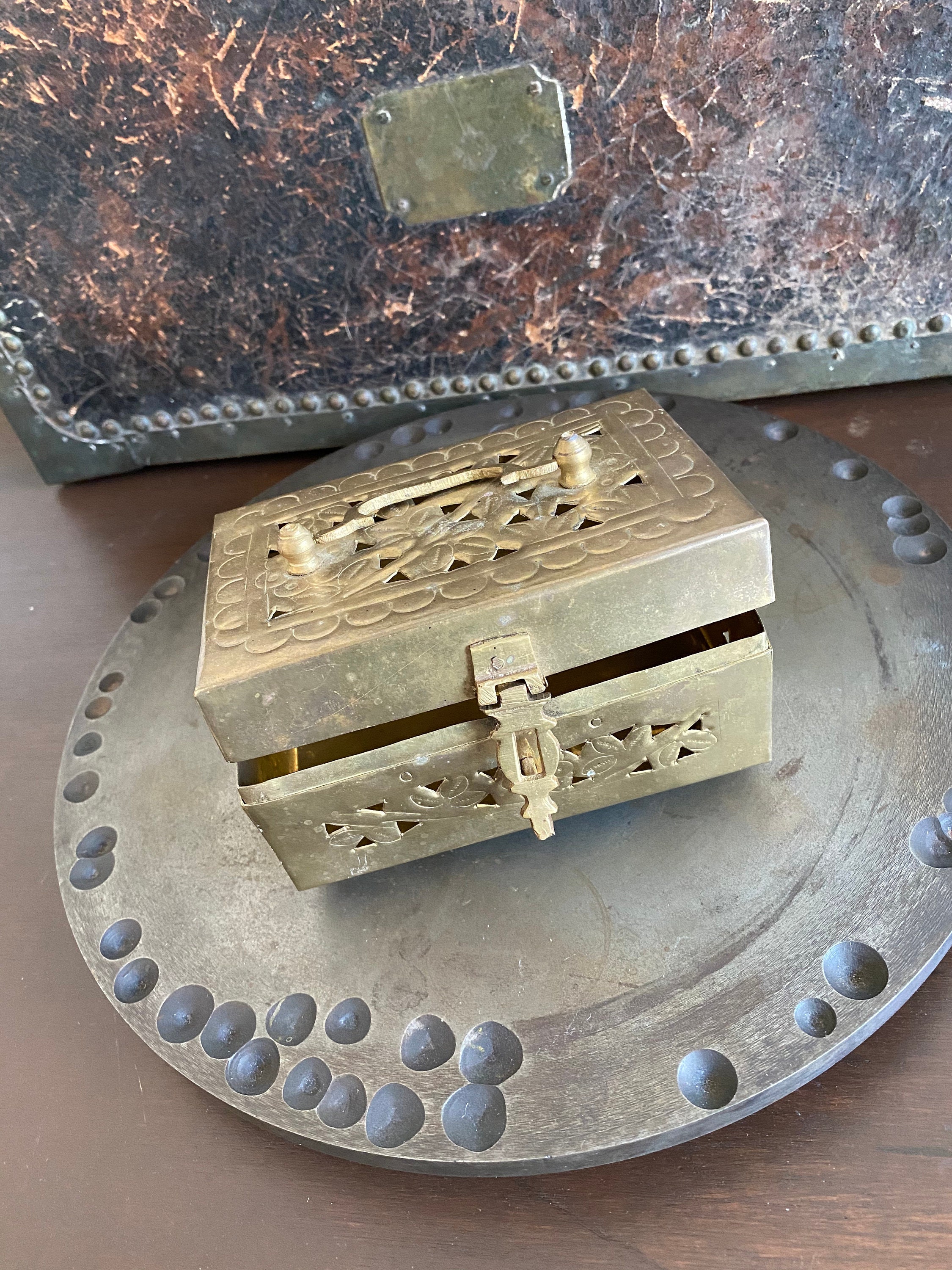 3 pc-Vintage Indian Brass Cricket Boxes Cricket Box Made in | Etsy