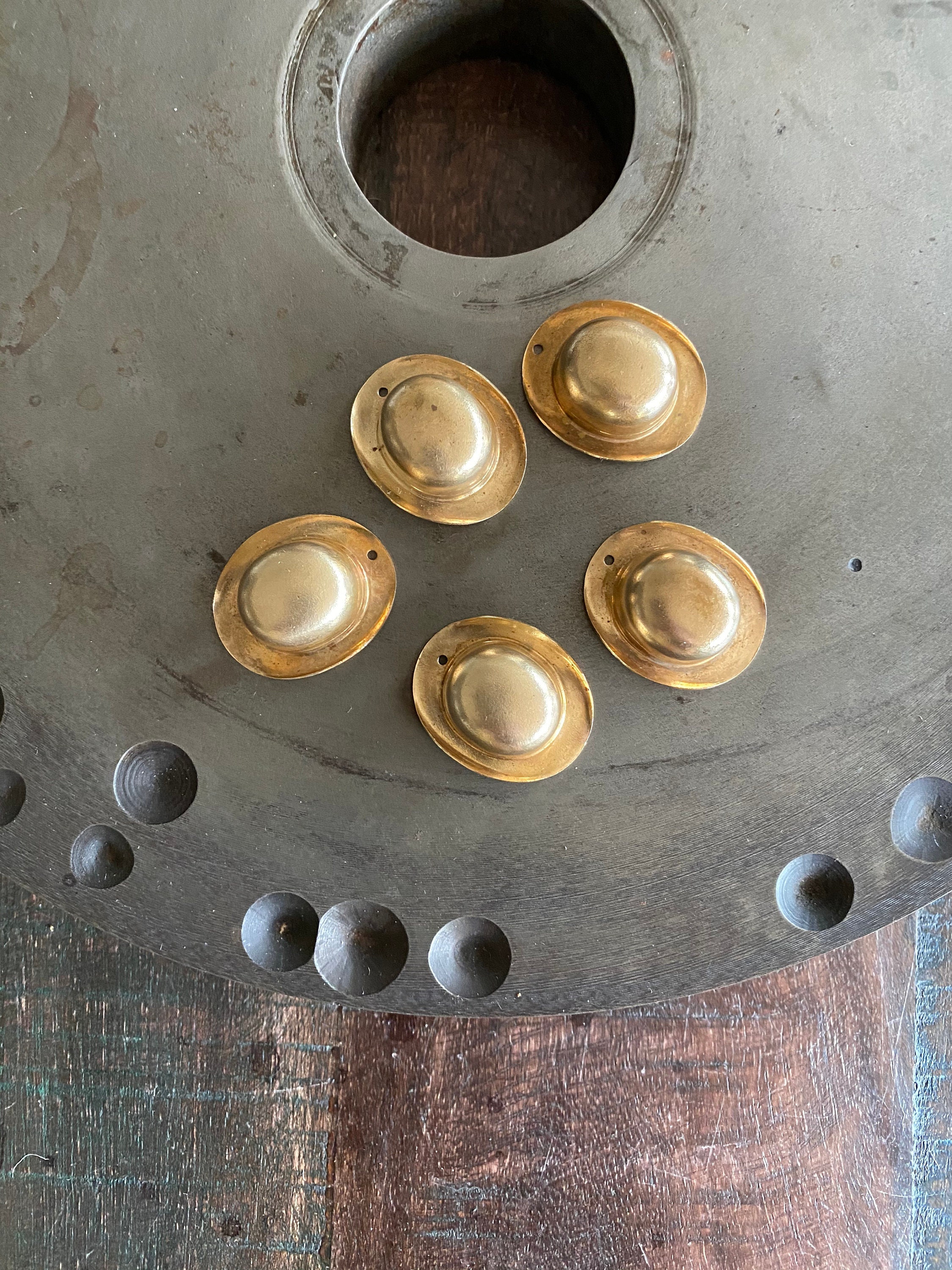 1pc Vintage Miniature Brass Hat Small Brass Bowler Hat | Etsy