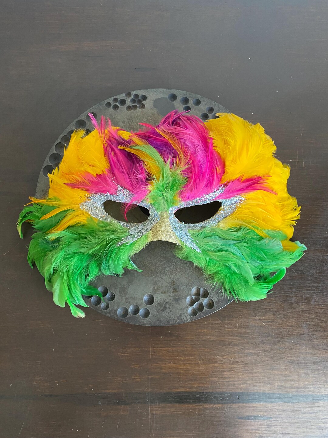 Vintage Maskerville Feather Mask, Fantasy Fest, Key West, Mardi Gras ...
