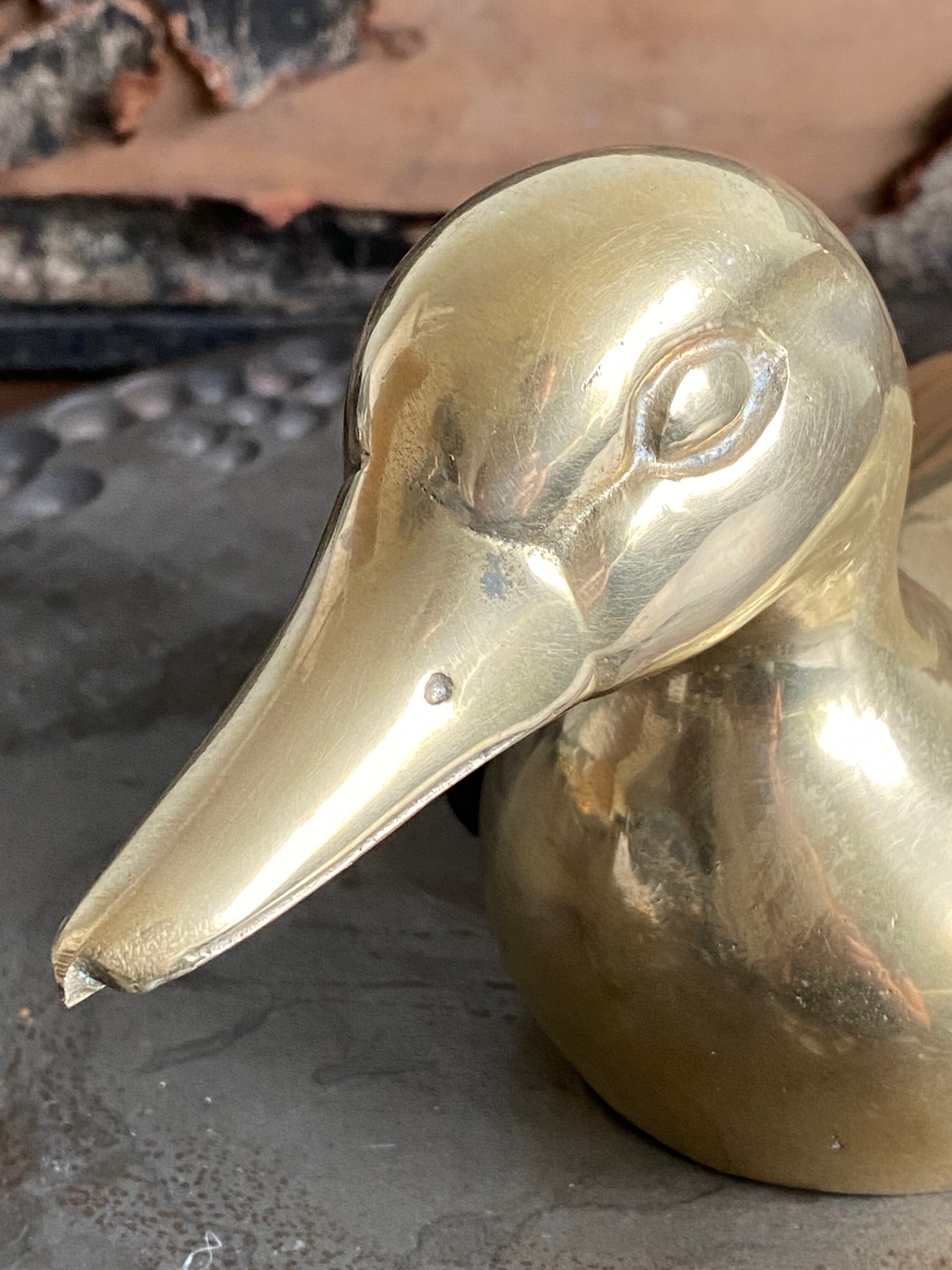 Vintage Brass Ducks Brass Duck Vintage Brass Ducks Duck | Etsy