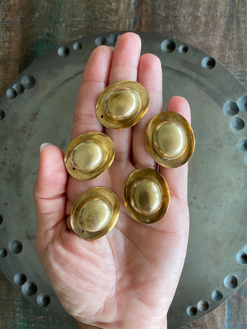 1pc Vintage Miniature Brass Hat Small Brass Bowler Hat - Etsy