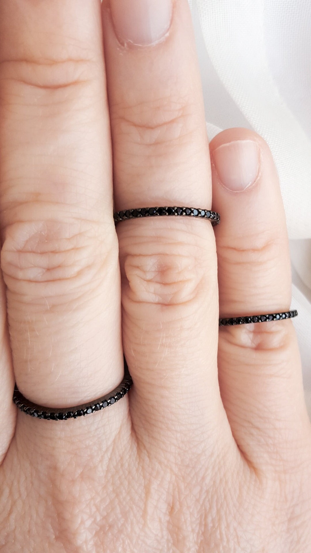 1mn Asexual Ring, Ace Ring, Ultra Thin Black Rings, Gothic Ring, Black Ring Women, Black Jewelry ...