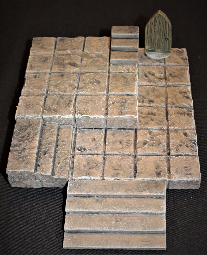 Dungeon Stairs for Dungeon and Dragons, Pathfinder and Miniatures Games ...