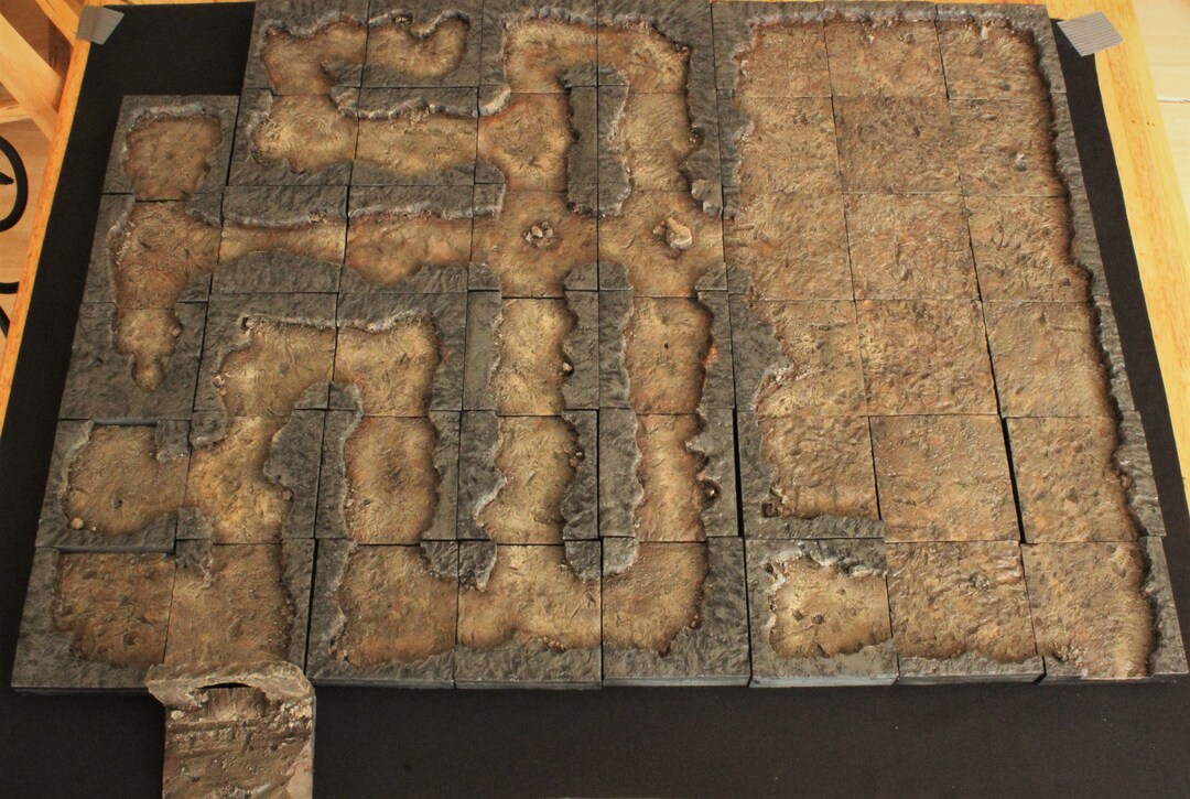 Hudge Set of Cave Tiles for Dungeons and Dragons and Pathfinder - Etsy