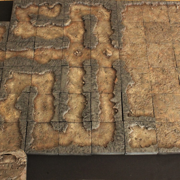 Dungeons and Dragons Cave Tiles - Etsy