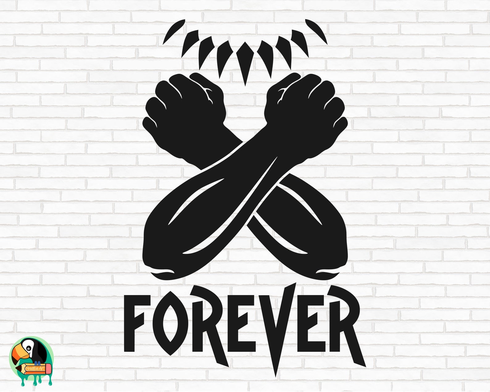 Forever Salute SVG Black Panther Hand Gesture Svg Wakanda - Etsy