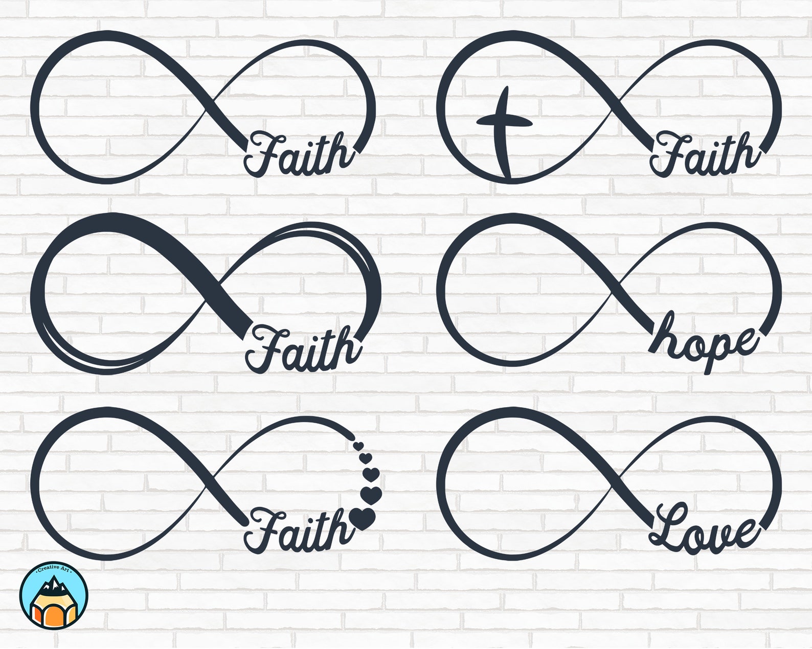Faith Svg Faith Love Hope Infinity Sign Svg Faith Sign Svg - Etsy