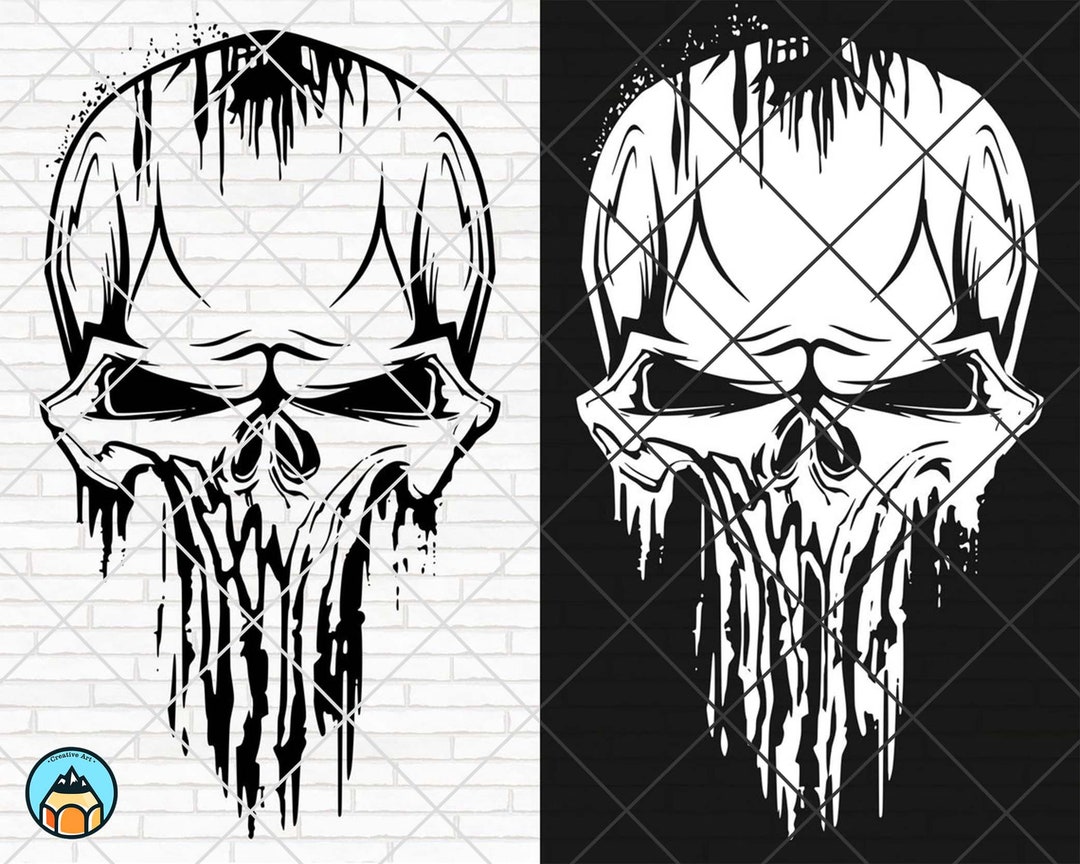 Punisher Svg, Skull Svg, Punisher Logo Svg, Punisher Skull Svg ...