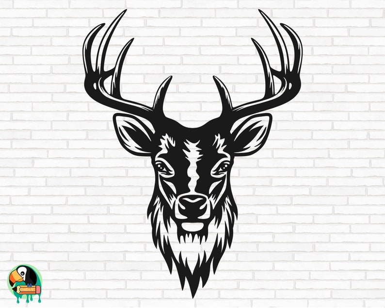 Buck Head SVG Deer Head Svg Deer Hunting Svg Deer Svg - Etsy