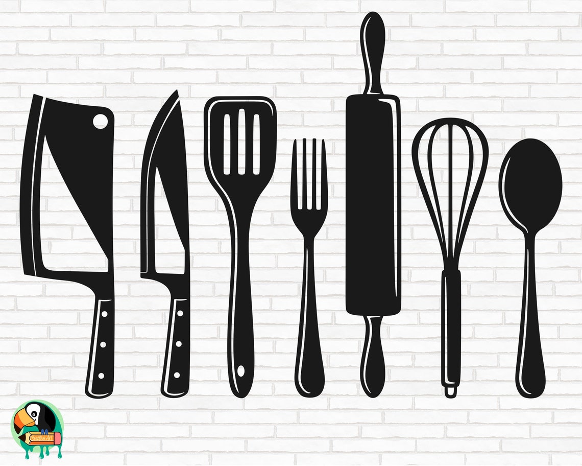 Kitchen Tools SVG Kitchen Utensils Svg Kitchen Set Svg - Etsy