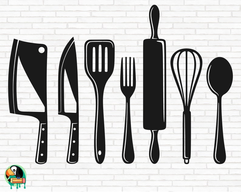Kitchen Tools SVG Kitchen Utensils Svg Kitchen Set Svg - Etsy