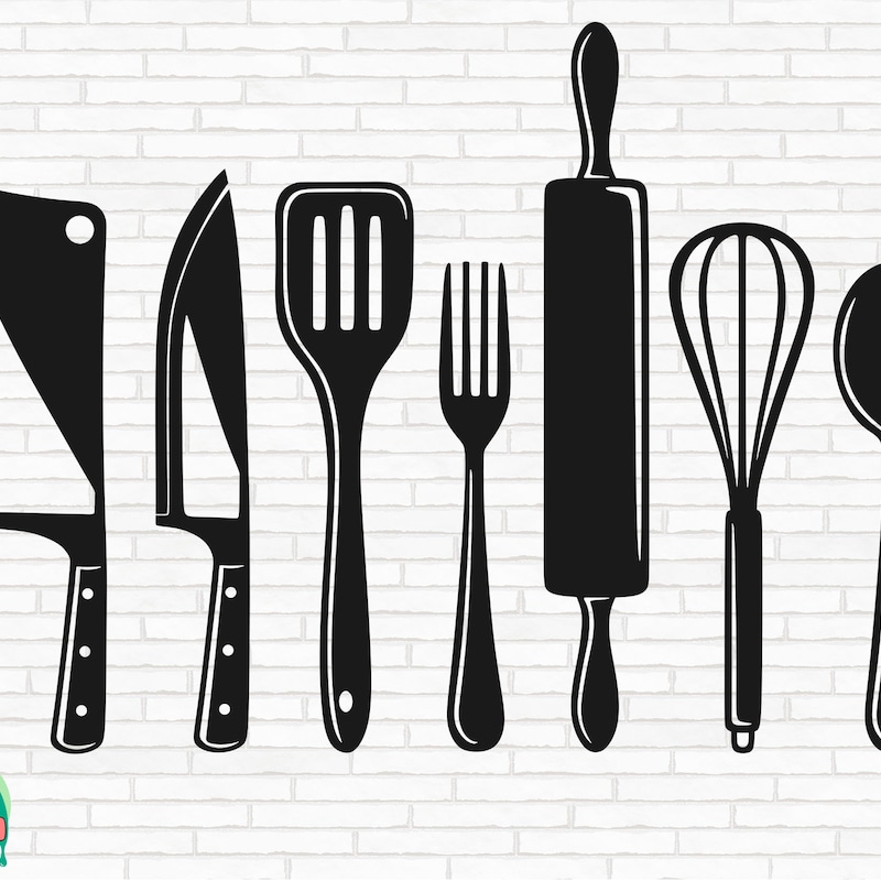 Kitchen Utensils Svg - Etsy