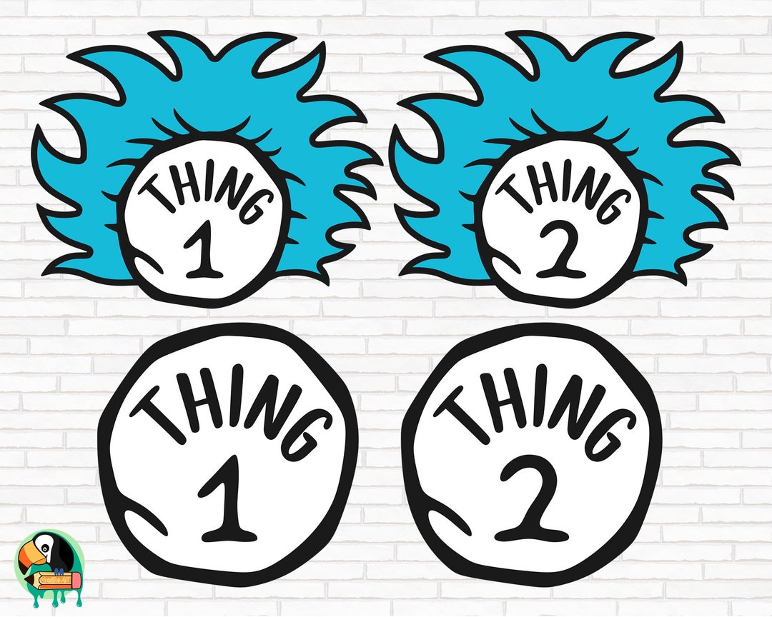 Cosa 1 Cosa 2 SVG Dr Seuss Svg Cosa uno Svg Cosa dos Svg - Etsy México