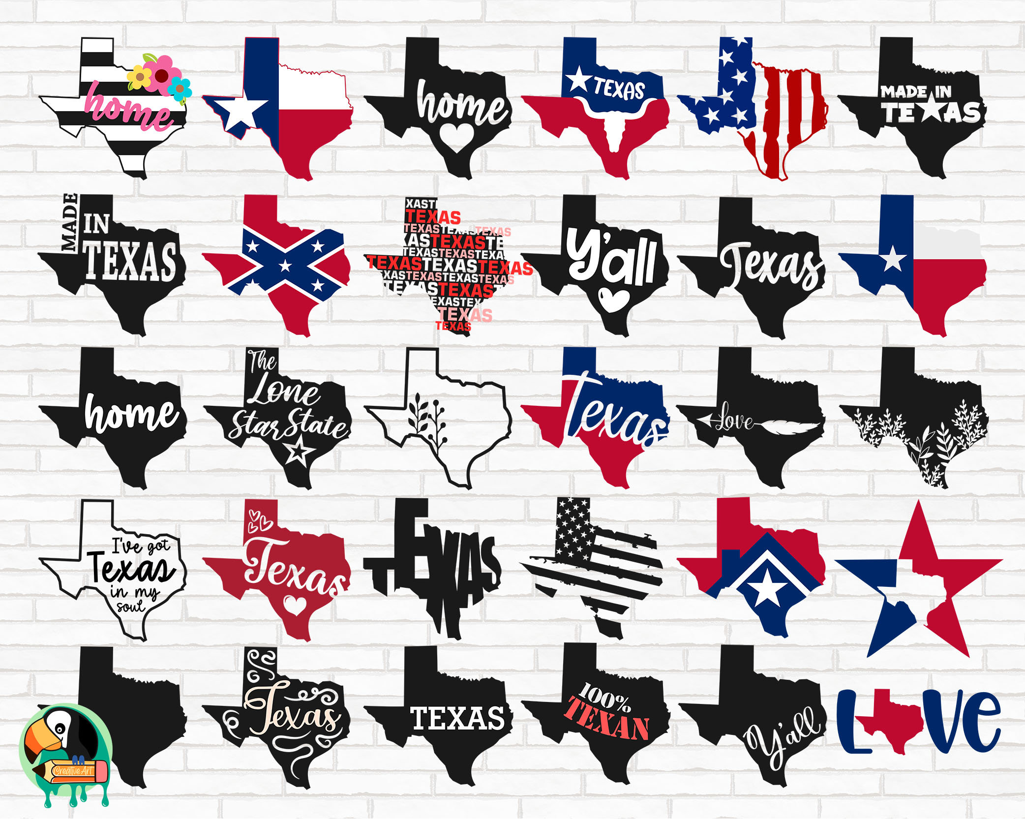 Craft Supplies & Tools Texas state instant download Texas fave things ...