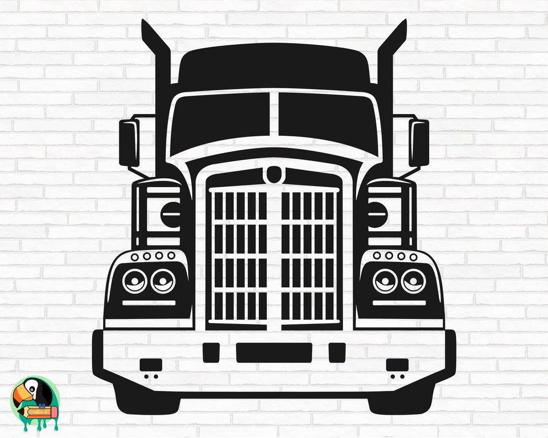 Semi Truck SVG, Trucker Svg, Tractor Cab Truck Svg, Truck Svg, Trucker ...