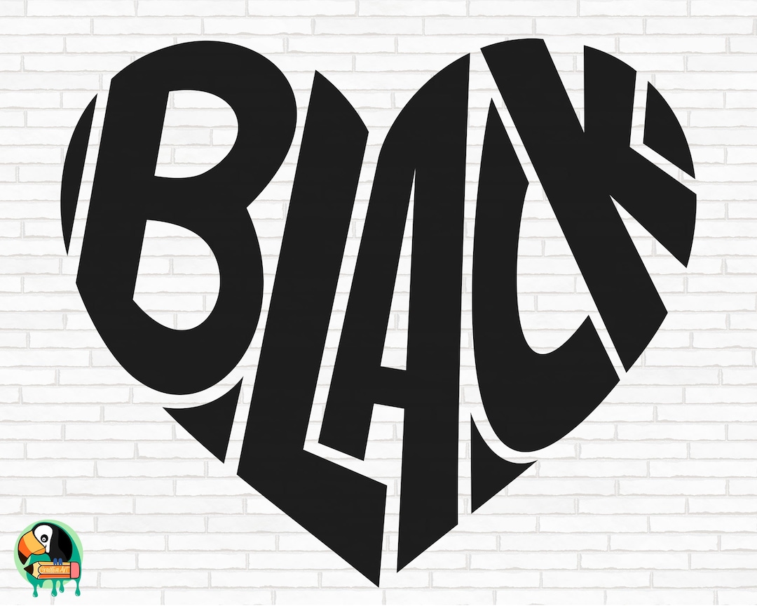 Black Heart SVG, Juneteenth Svg, Black History Svg, Black Lives Matter ...