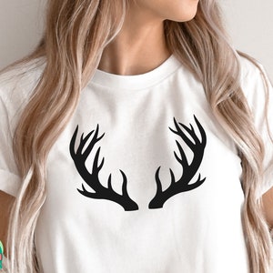 Deer Horns SVG, Deer Antlers Svg, Reindeer Antlers Svg, Deer Hunting ...