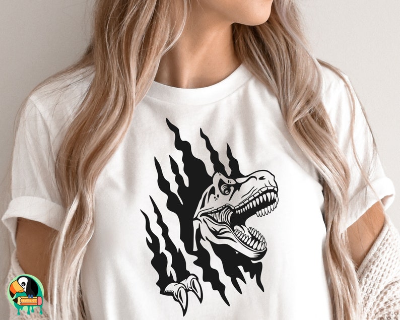T-rex Scratch SVG Tyrannosaurus Svg Dinosaur Scratch Svg - Etsy
