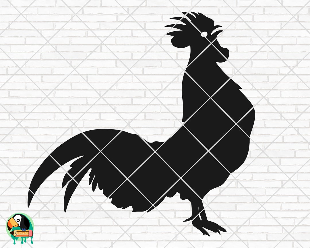 Crowing Rooster SVG, Rooster Head Svg, Rooster Vector, Rooster PNG ...