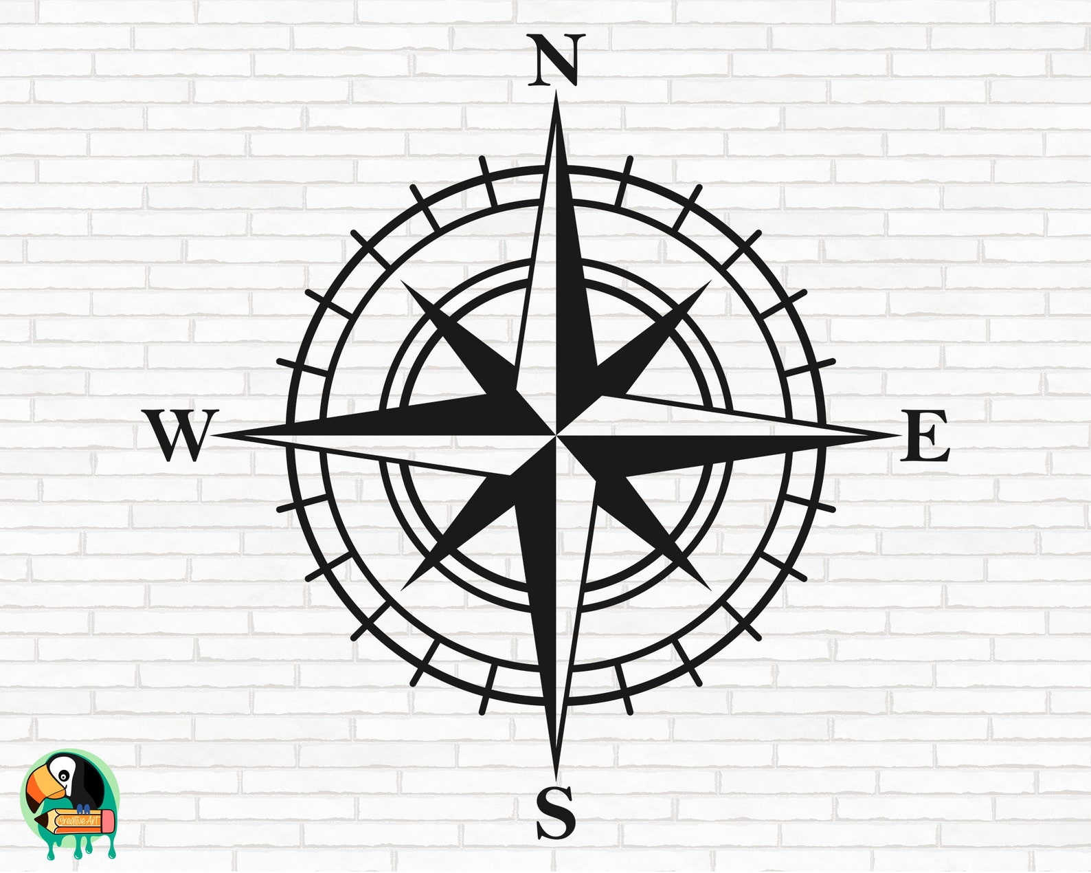 Compass SVG Nautical Compass Svg Compass Rose Svg Compass - Etsy