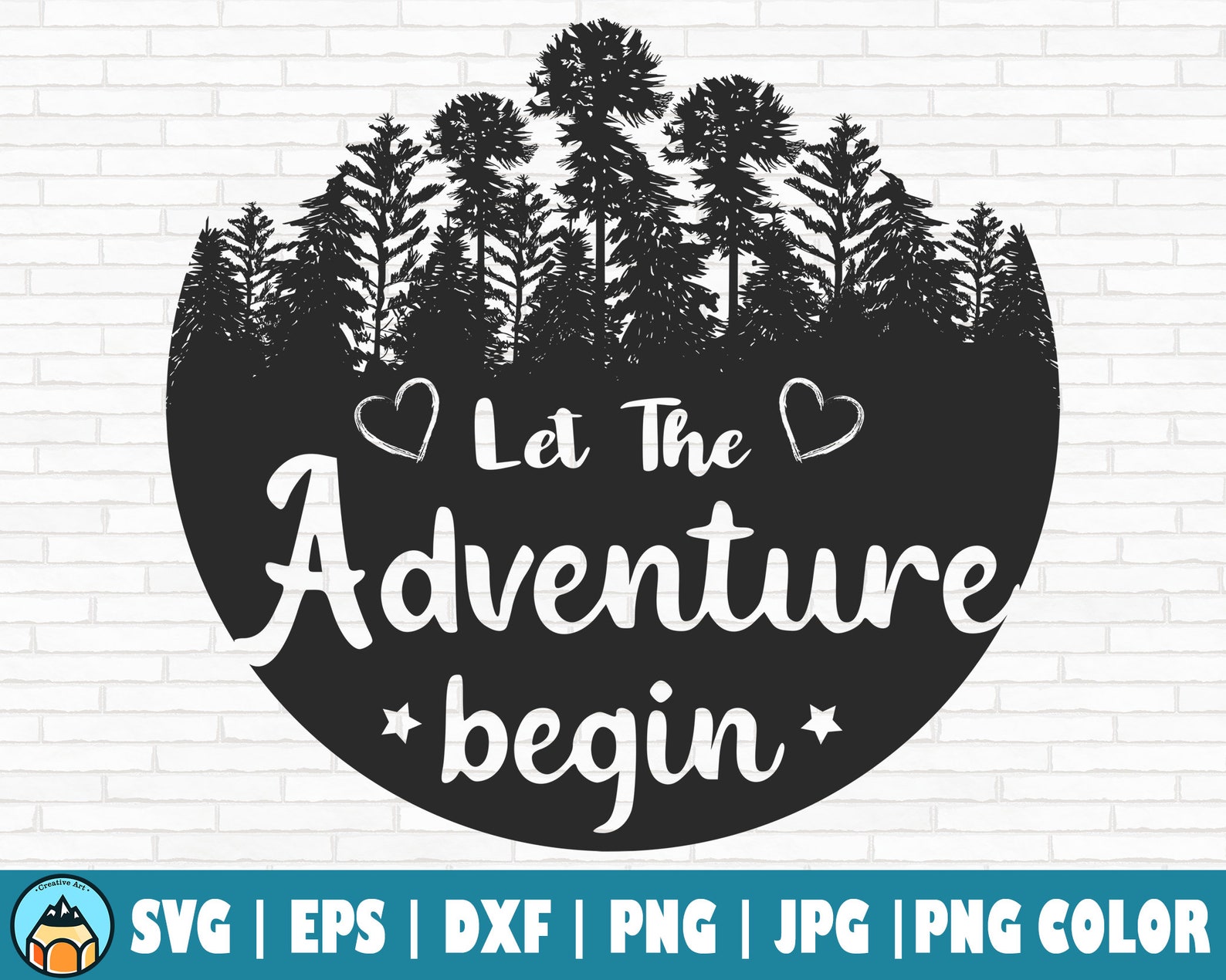 Let the Adventure Begin SVG | Cut File | Printable Vector Clip Art ...