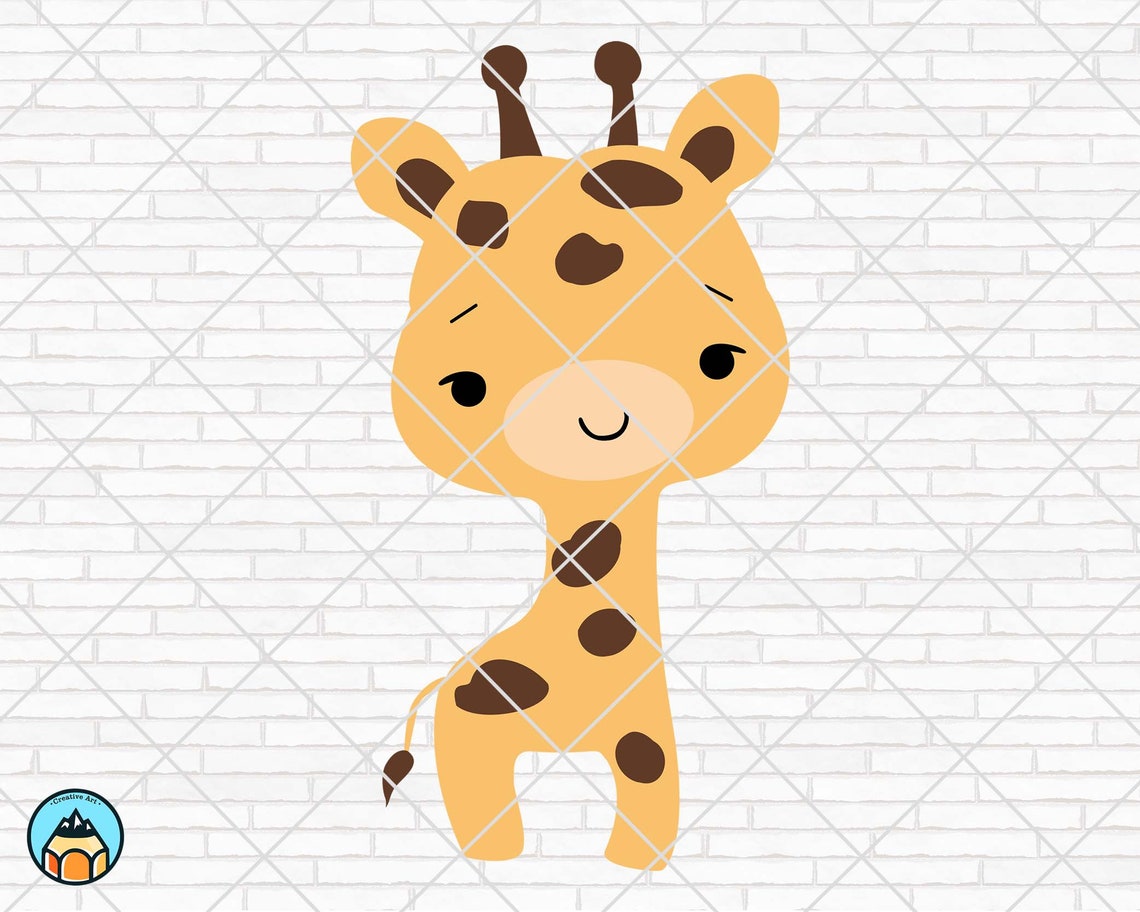 Cute Baby Giraffe SVG Baby Giraffe Svg Giraffe Cut File - Etsy