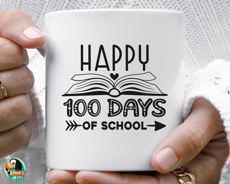 Happy 100 Days of School SVG Teacher Svg 100th Days of - Etsy